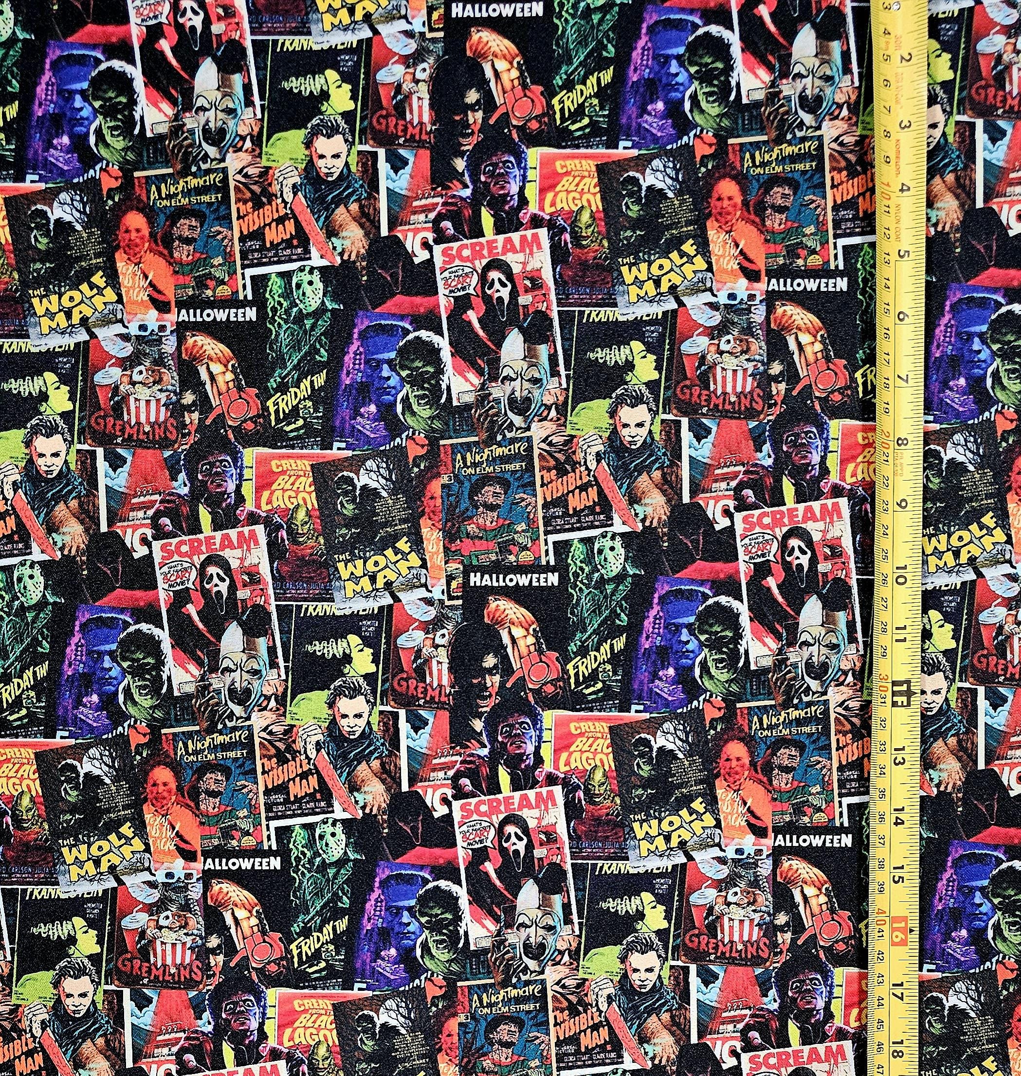 Evil VLNS Poster Collage V1 Fabric ( 2 Size Selections - 18