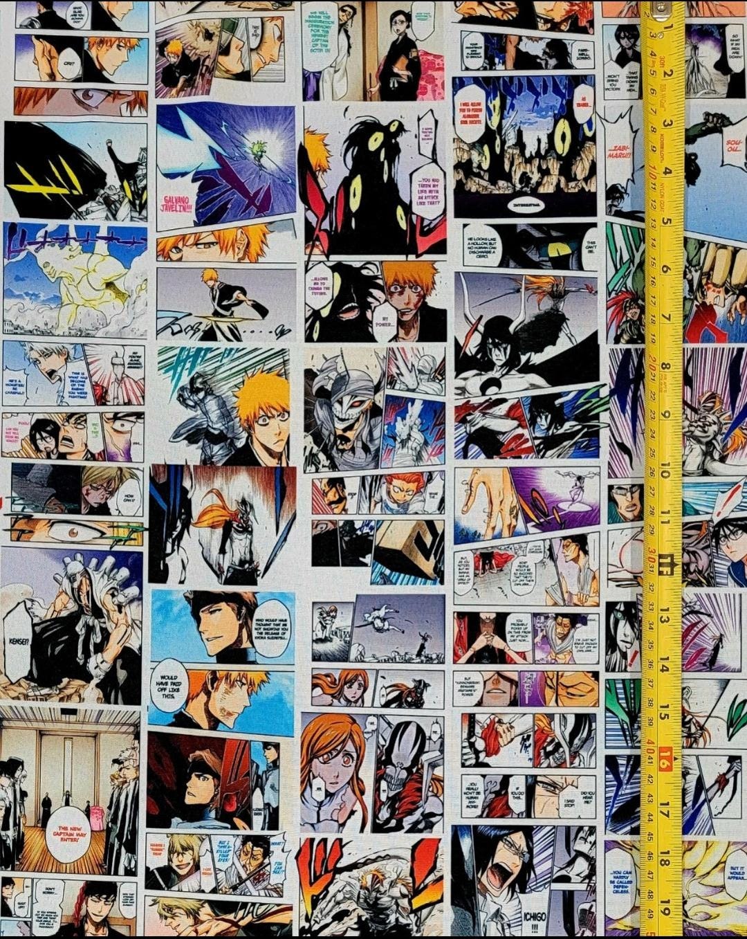 BLCH Anime Colored Manga Fabric ( 2 Size Selections: 18" X 58" and 36 ...