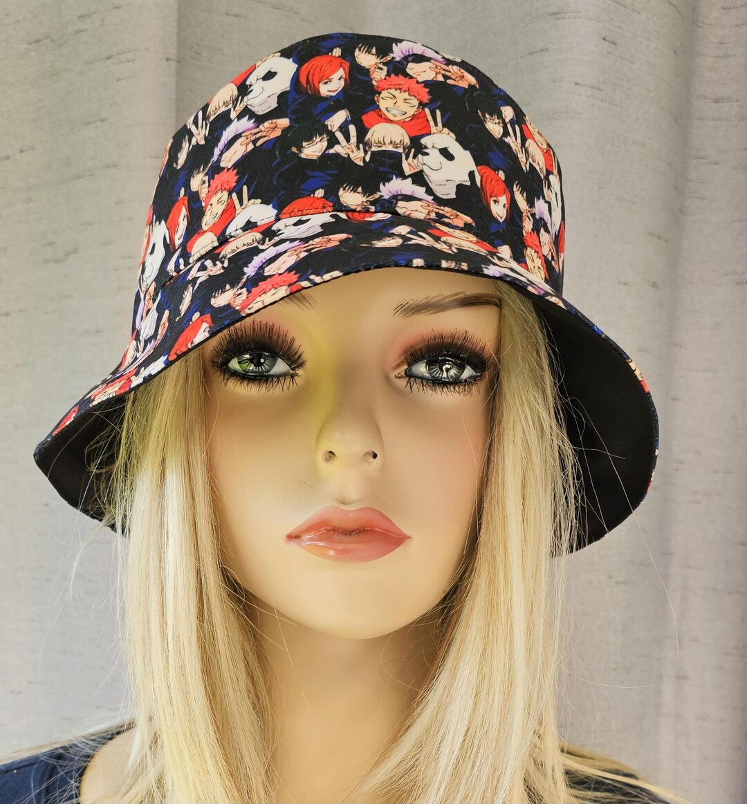 JJK Collage V1 Anime Bucket Cap Hat (brand New) - Etsy