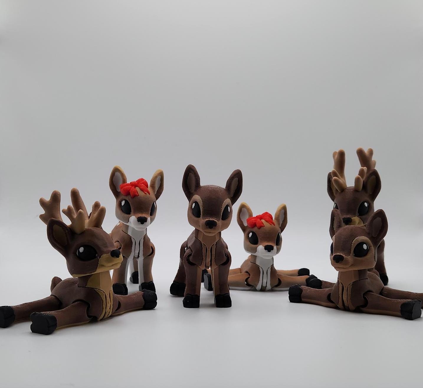Articulating Reindeer - Etsy