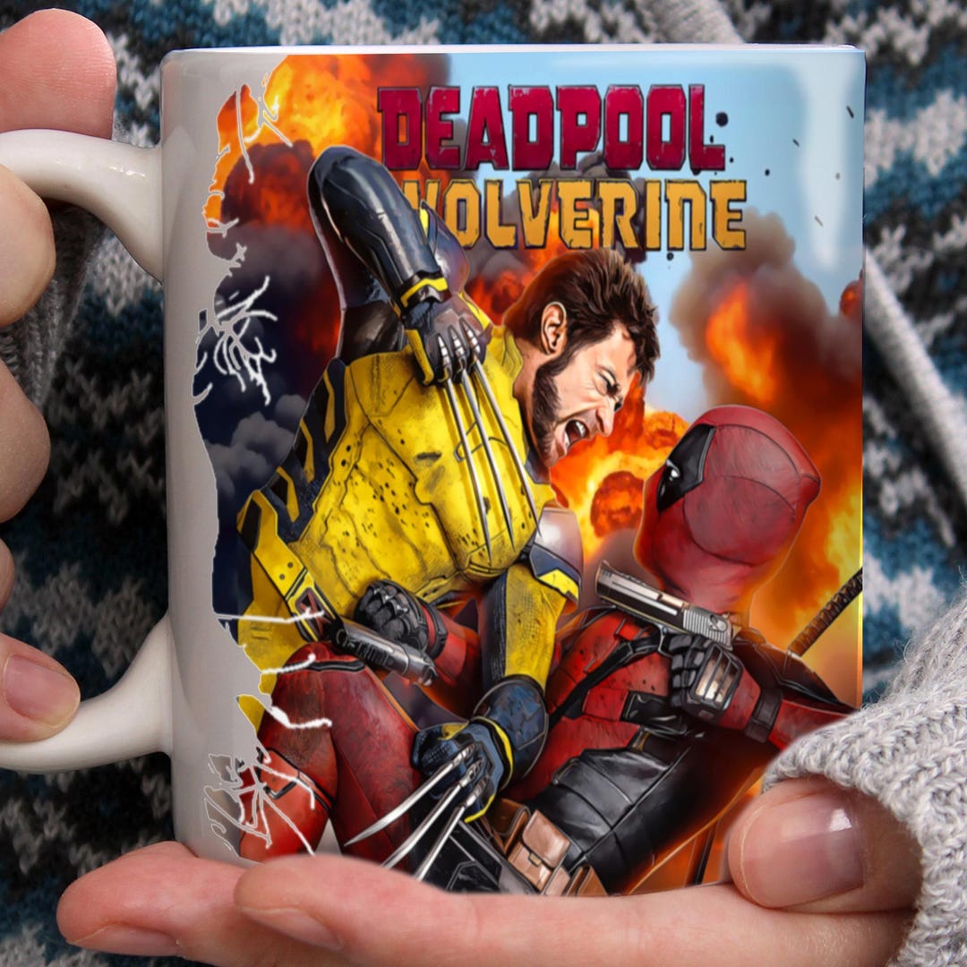 Deadpool and Wolverine Mug/gift. Lady Deadpool. Hugh Jackman Ryan ...