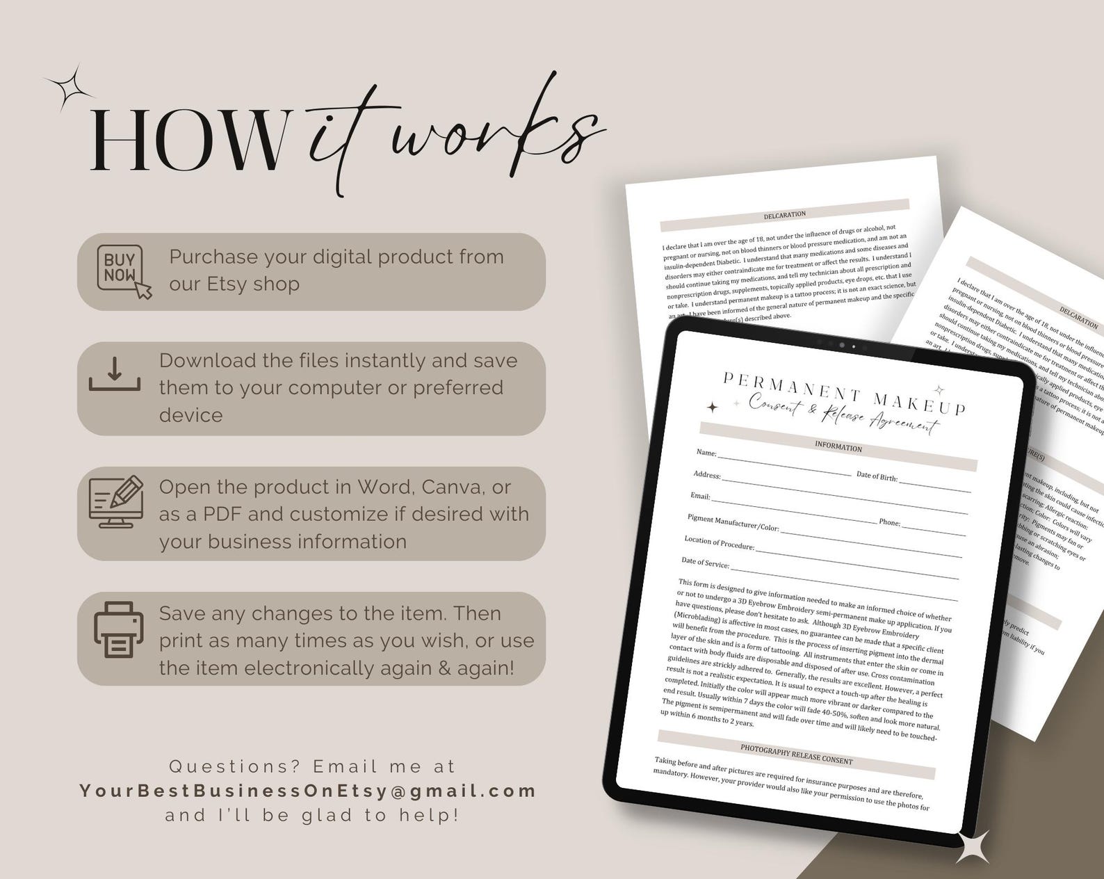 PMU Brochure, Permanent Makeup Brow Business, Lip Blushing ...