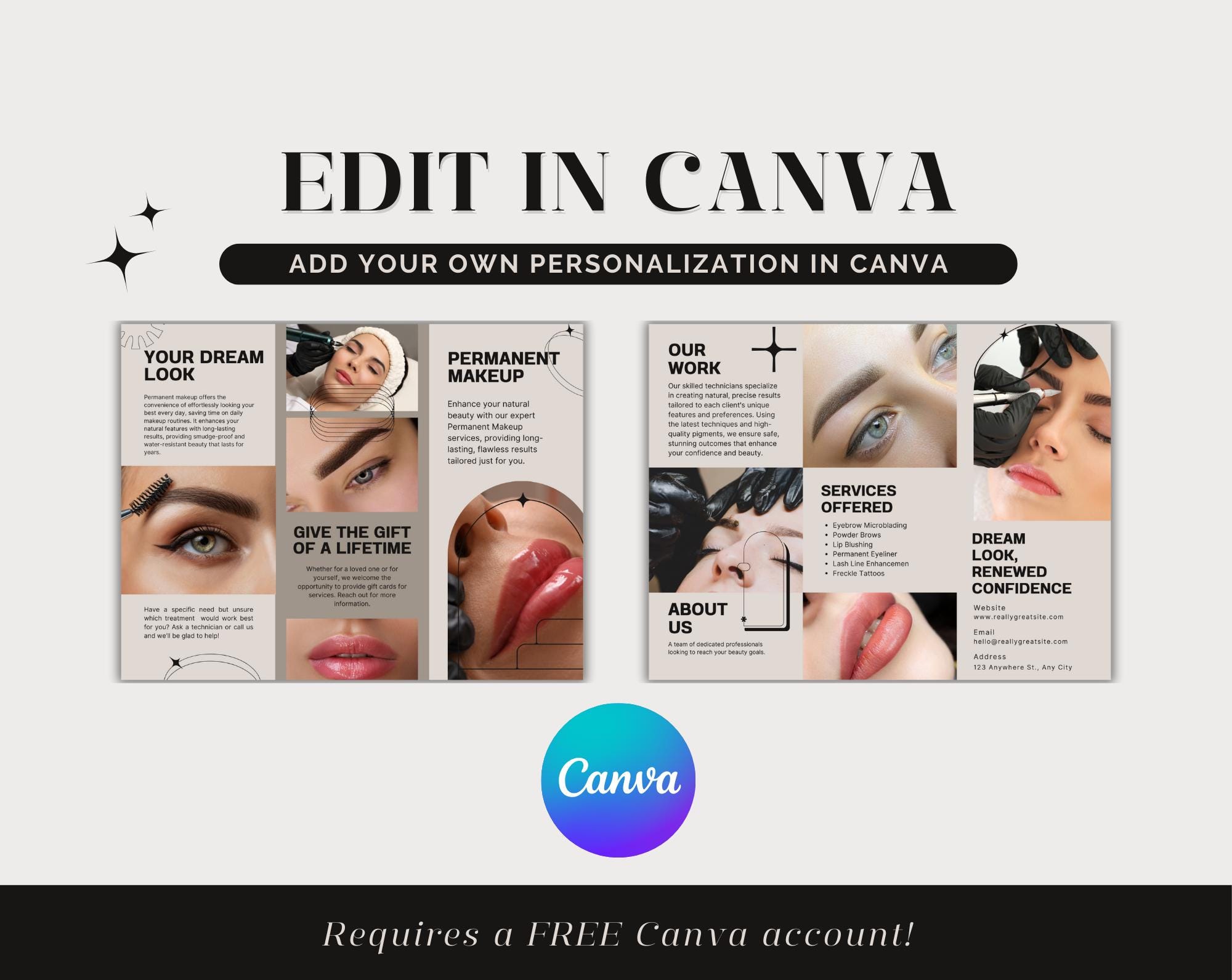 PMU Brochure, Permanent Makeup Brow Business, Lip Blushing ...