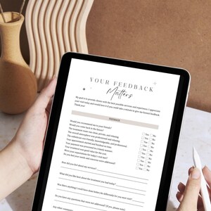 Esthetician & Med Spa Client Feedback Form: Editable Template in Word ...