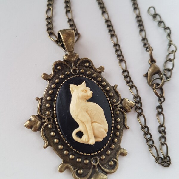 Cat Cameo - Etsy