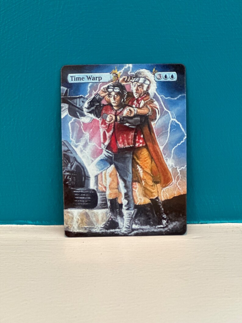 Mtg Magic the Gathering Back to the Future Timewarp - Etsy