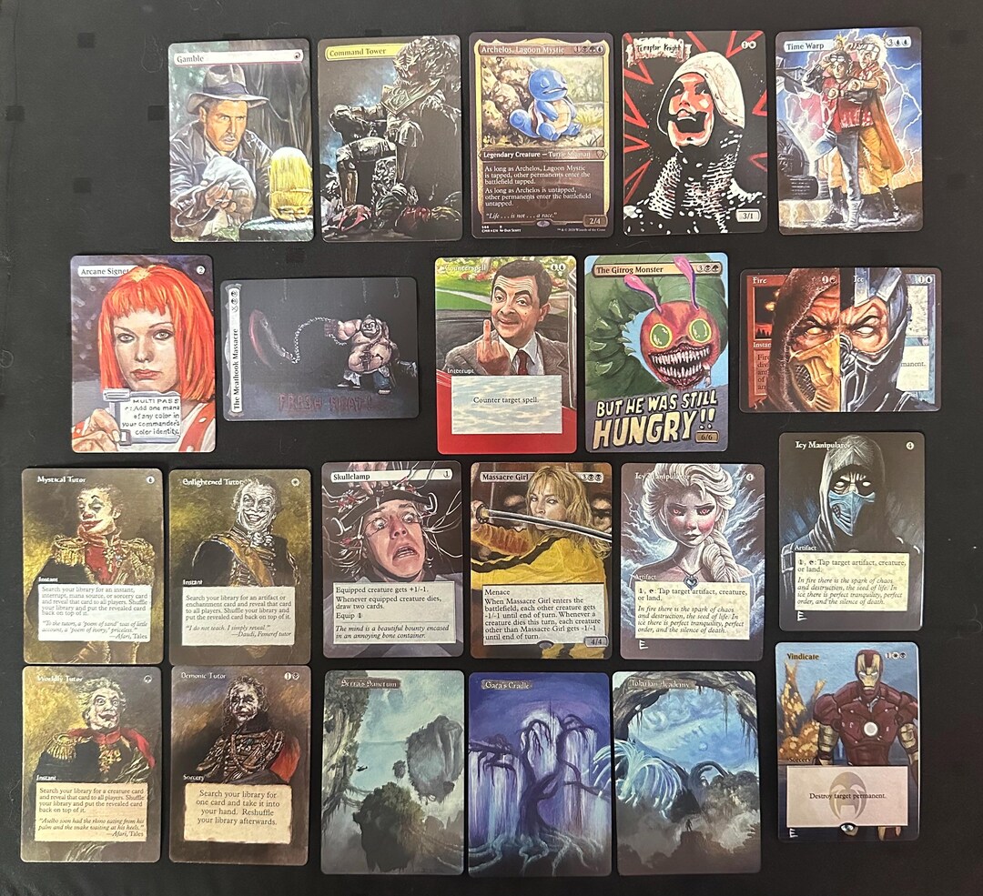 Mix and Match Combo Deal Mtg Magic the Gathering Alt Art Cards - Etsy