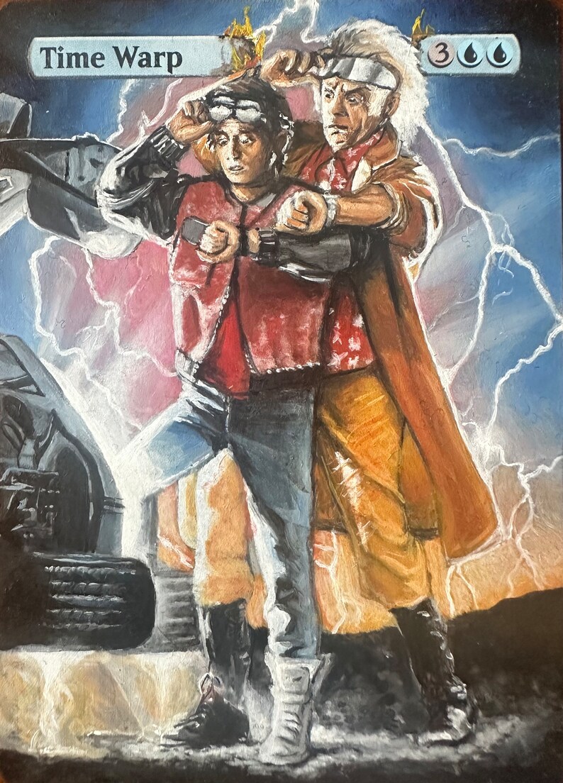Mtg Magic the Gathering Back to the Future Timewarp - Etsy