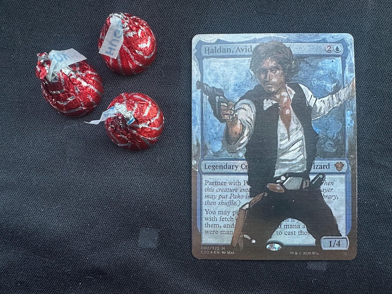 Mtg Magic the Gathering Star Wars Han Solo: Haldan, Avid Arcanist Alter ...