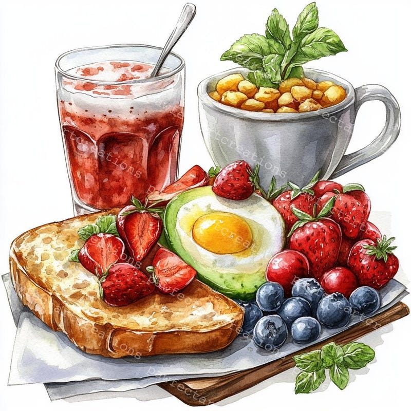 Brunch Clip Art - Etsy