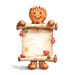 22 Gingerbread Holding Scroll Clipart, Cute Gingerbread, Christmas Art ...