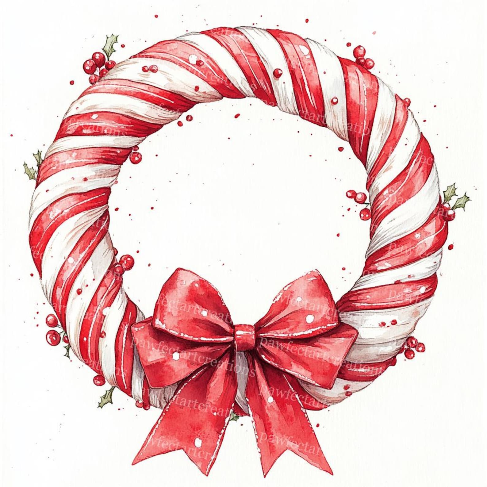 10 Christmas Candy Cane Clipart,christmas Card, Sweet Christmas ...