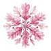 Pink Watercolor Snowflake Clipart: Winter Craft Jpgs (digital Download ...