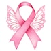 Pink Ribbon Clipart: Breast Cancer Awareness Watercolor (digital ...