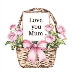 10 Happy Mothers Day Flower Clipart, Mother's Day Sublimation,printable ...