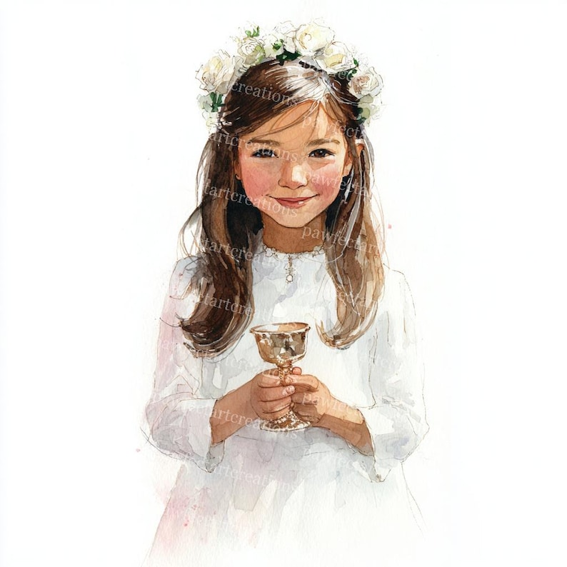 24 Holy Communion Clipart, Religious Clipart, Golden Chalice,first ...
