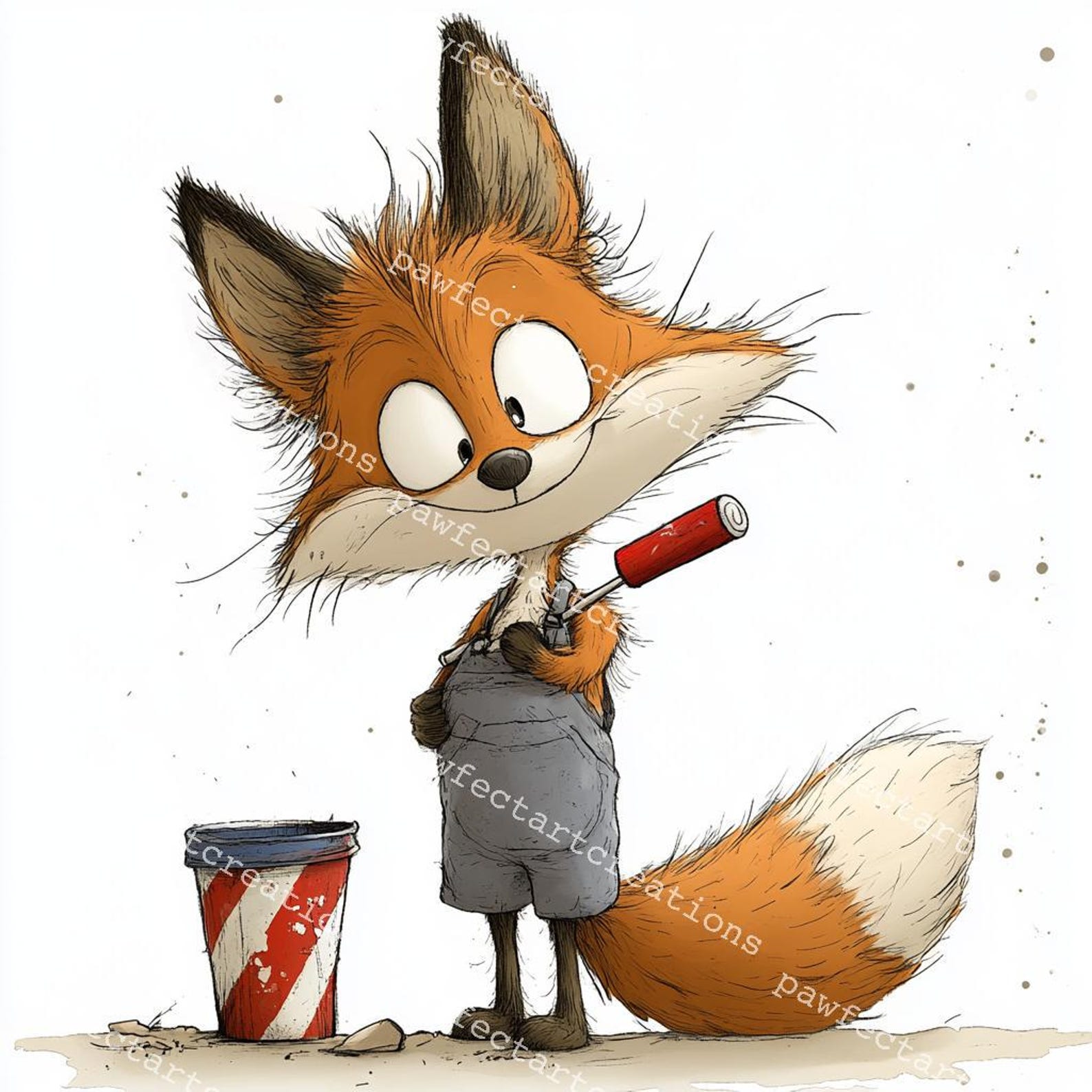 15 Quirky Cute Animal Workers Clipart, Labor Day Art, Printable ...