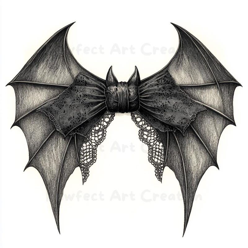 Lace Bat - Etsy