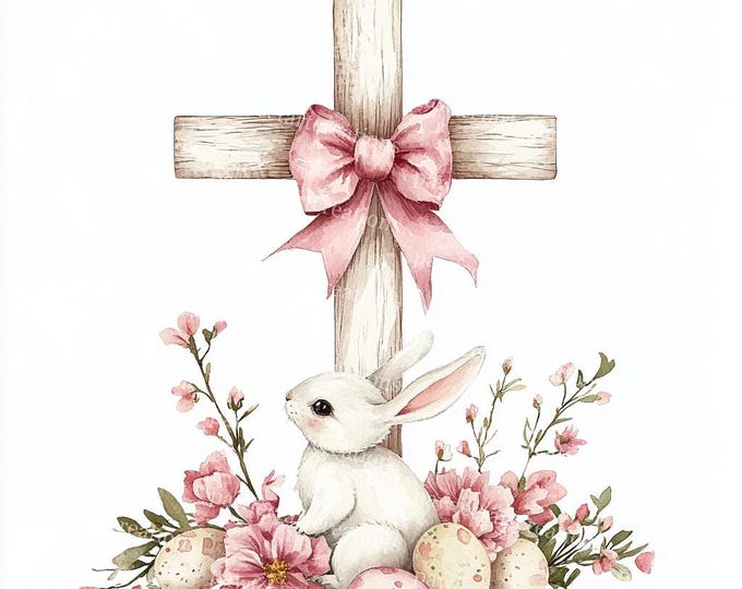 10 X Easter Christian Cross Scenes Clipart Bundle, High Quality JPG ...