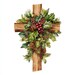 20 Christmas Cross Clipart, Christmas Card, Cross Print, Christmas ...