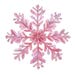 Pink Watercolor Snowflake Clipart: Winter Craft Jpgs (digital Download ...