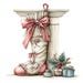 26 Christmas Stocking Clipart, Holiday Card,christmas Print, Christmas ...
