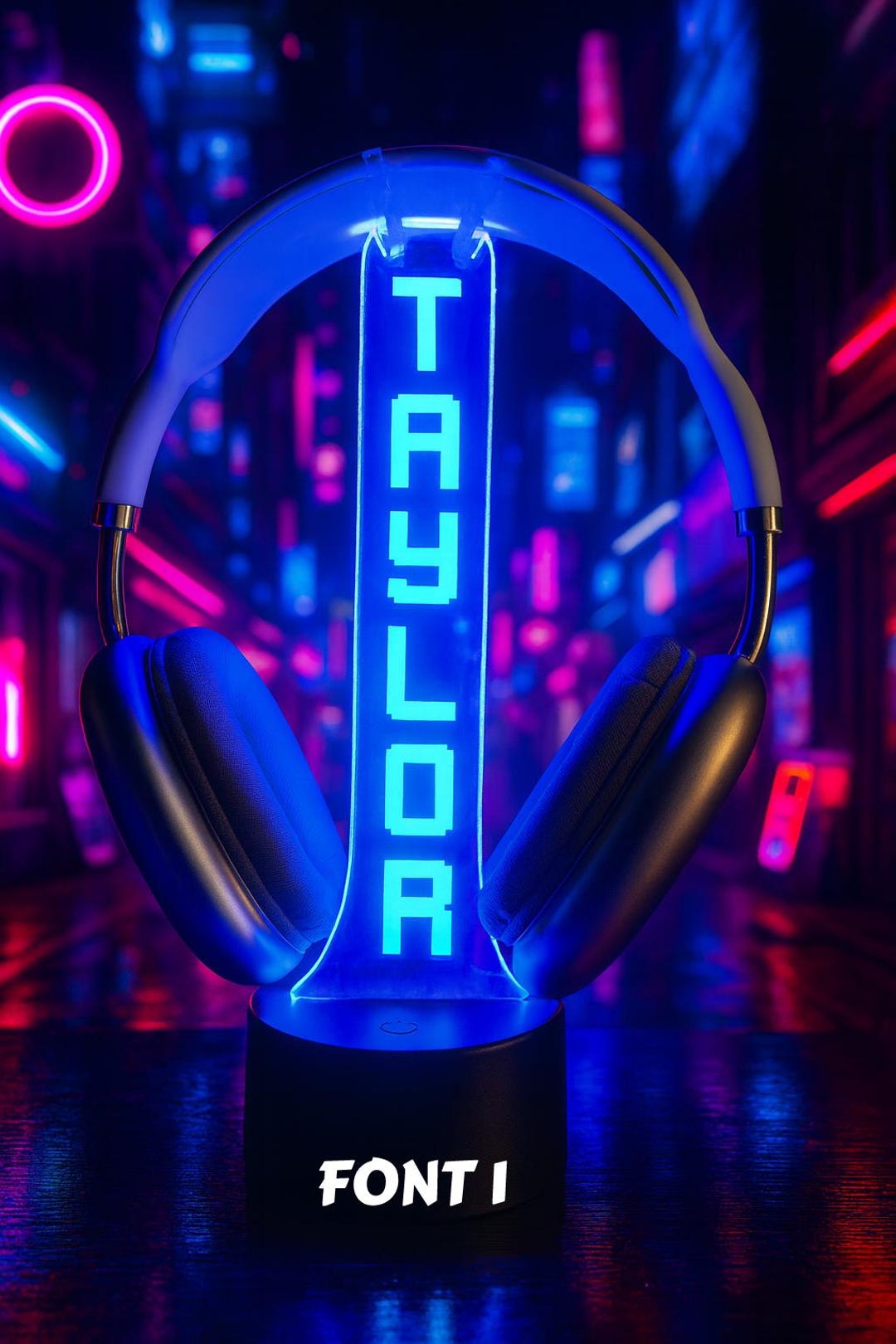 Headset Stand, Gaming Decor, Personalized Headphone Stand, Nerdy Gifts ...