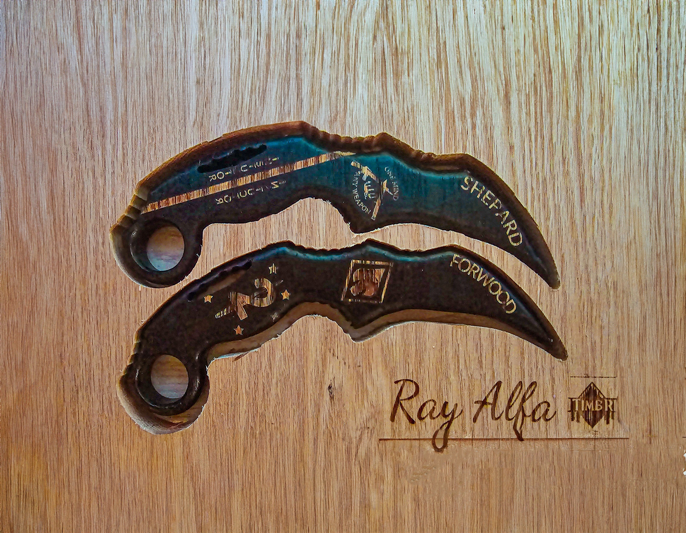 MCMAP Training Knife ( Karambit )( Wood ) Gift, Fidget, Training - Etsy