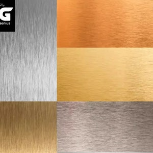 7 Gold & Silver Brushed Metal Textures | High-res Photoshop Backgrounds ...
