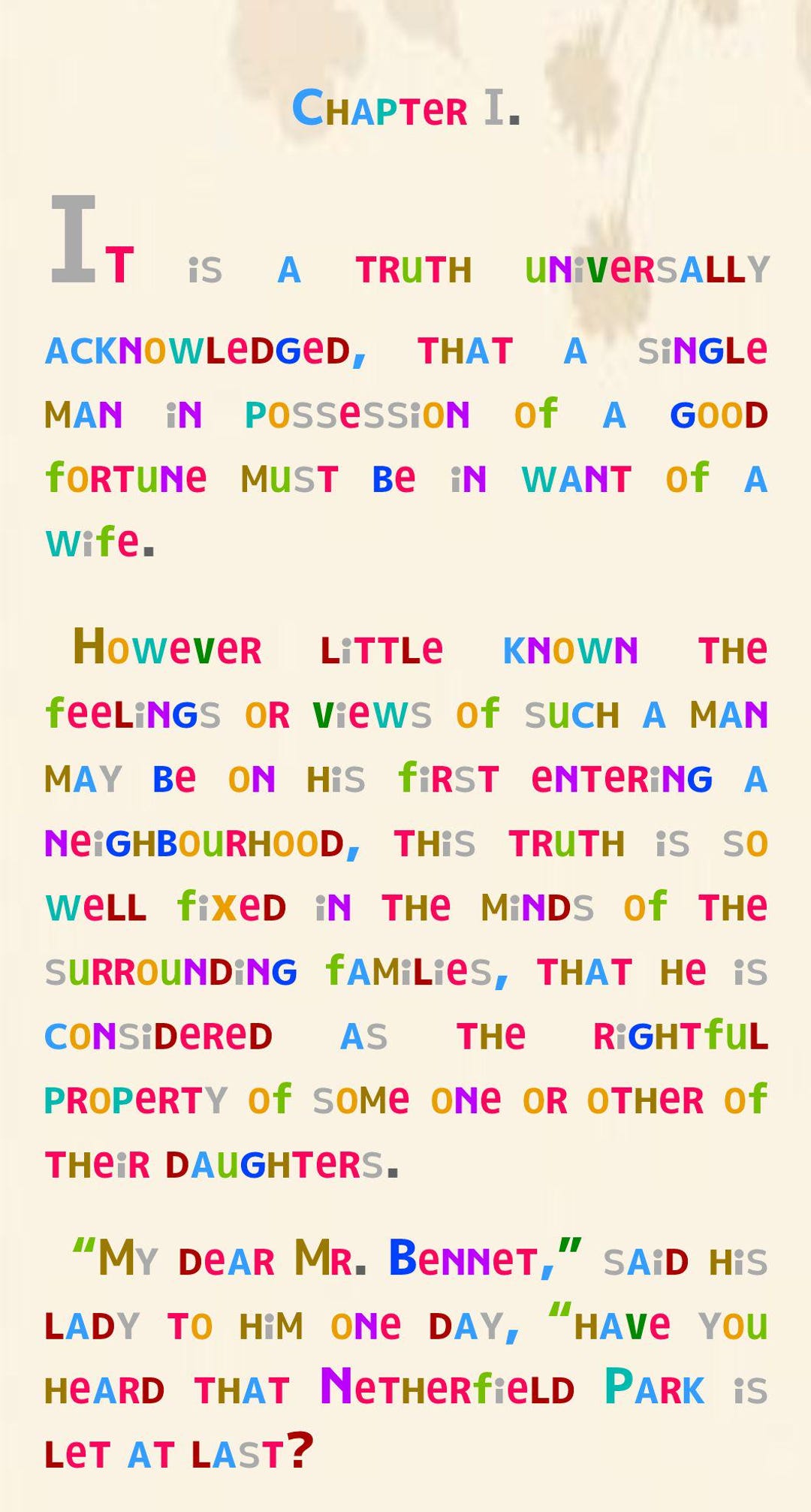 Chromabet Dyslexia Friendly Multi-colour Font - Etsy