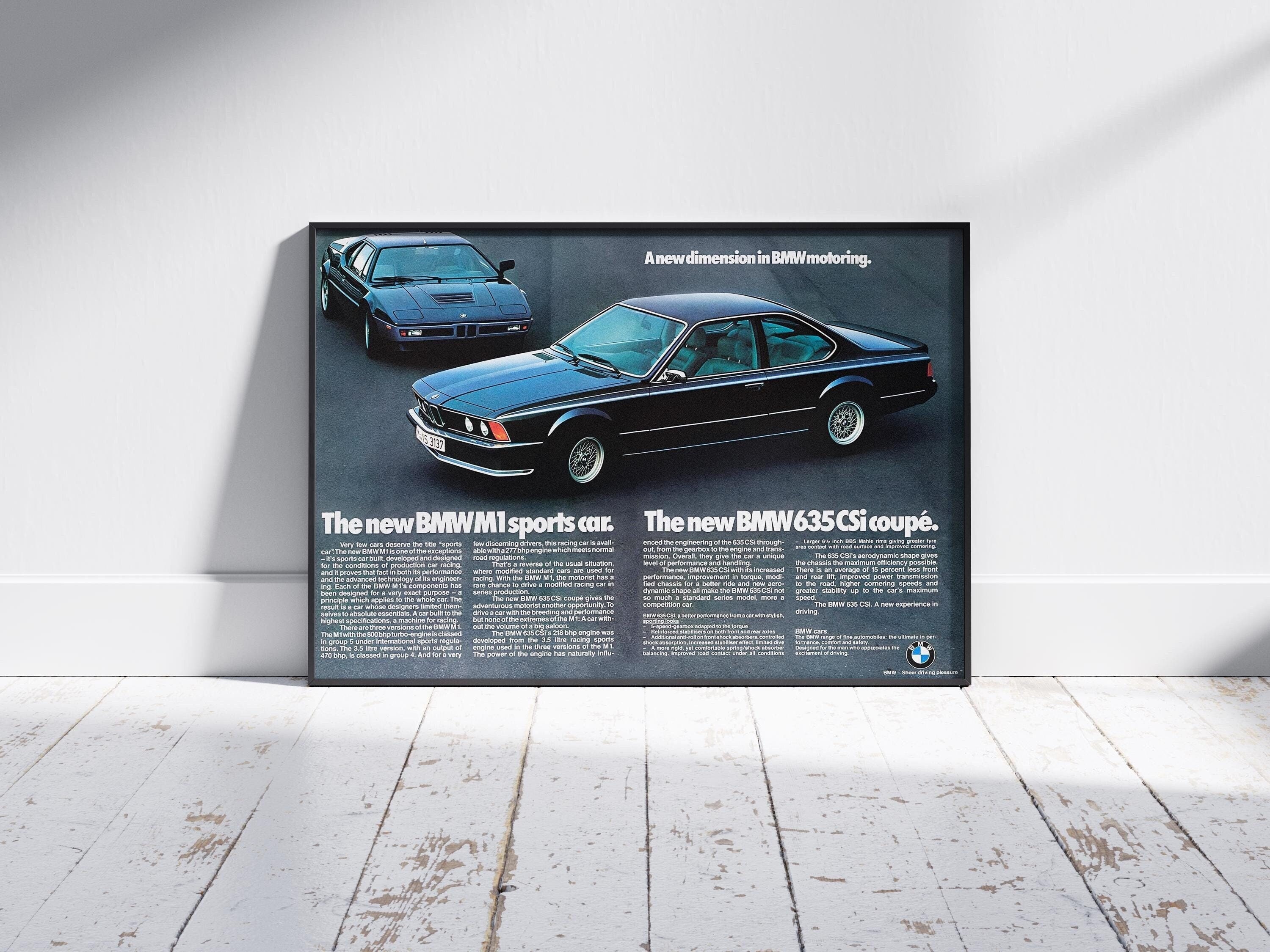 Bmw Advertisement Poster