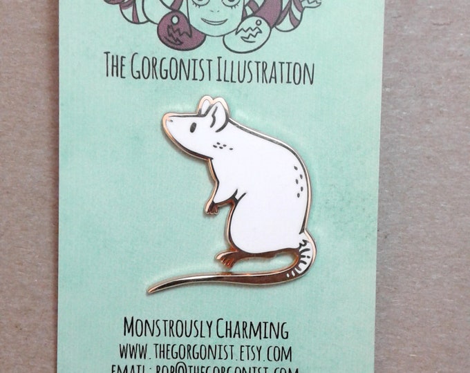 Lab Rat Enamel Pin - Etsy
