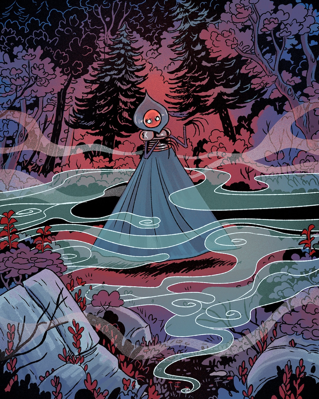 Who is She Flatwoods Monster 8x10 Inch Art Print - Etsy