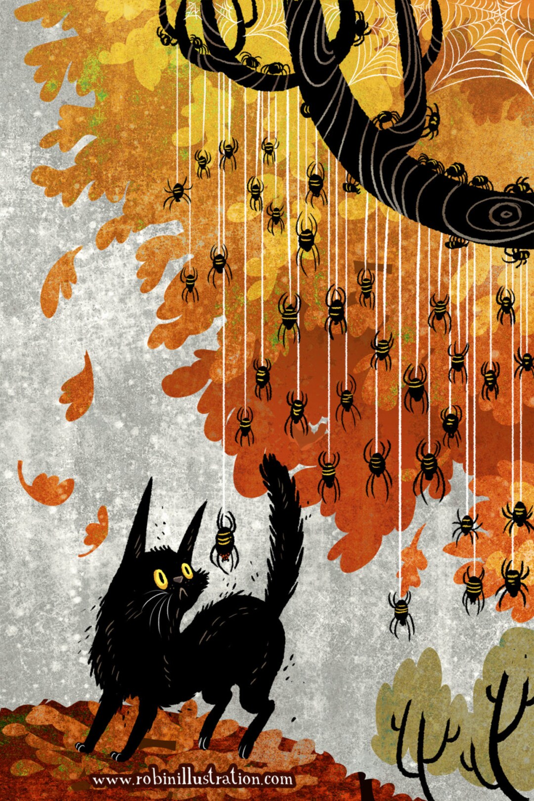 Suddenly Spiders 8x12 Art Print - Etsy