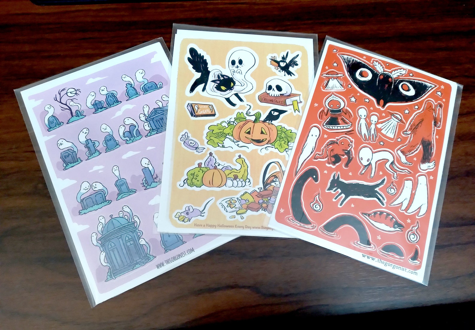 Tiny Graveyard Sticker Sheet - Etsy