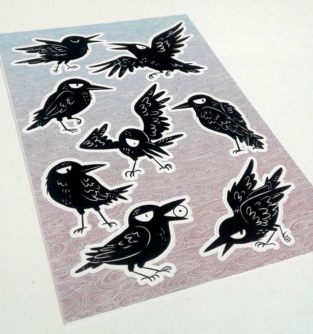 Sassy Crow Sticker Sheet - Etsy