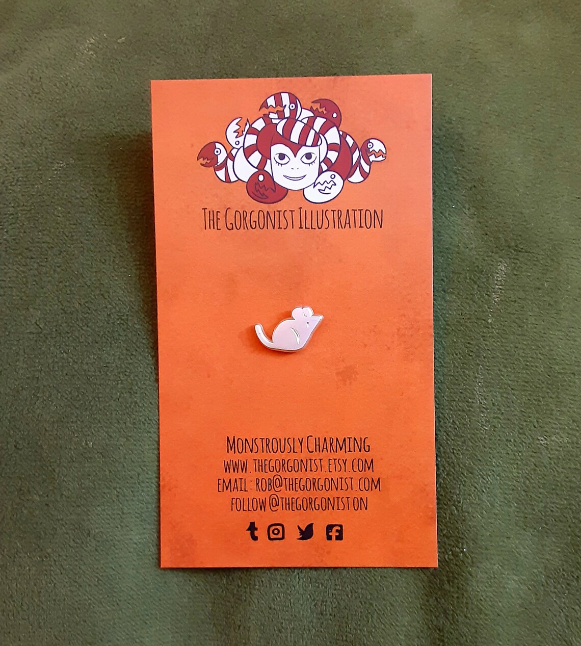 Tiny Metal Rat or Mouse Lapel Pins - Etsy