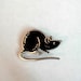 Black Rat Enamel Pin - Etsy Canada