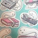 Haunted 80s Retro Dead Format Ghost Sticker Sheet - Etsy