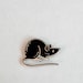 Black Rat Enamel Pin - Etsy Canada