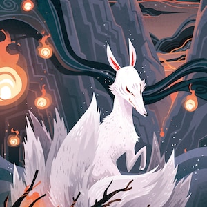 Foxfire 8x12 Art Mini Poster Print | Etsy