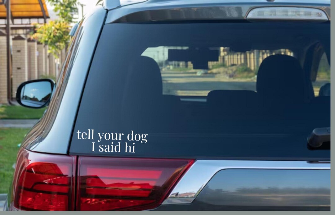 CAR DECAL | Removable Vinyl Car Decal | Car Sticker | Window Decal ...