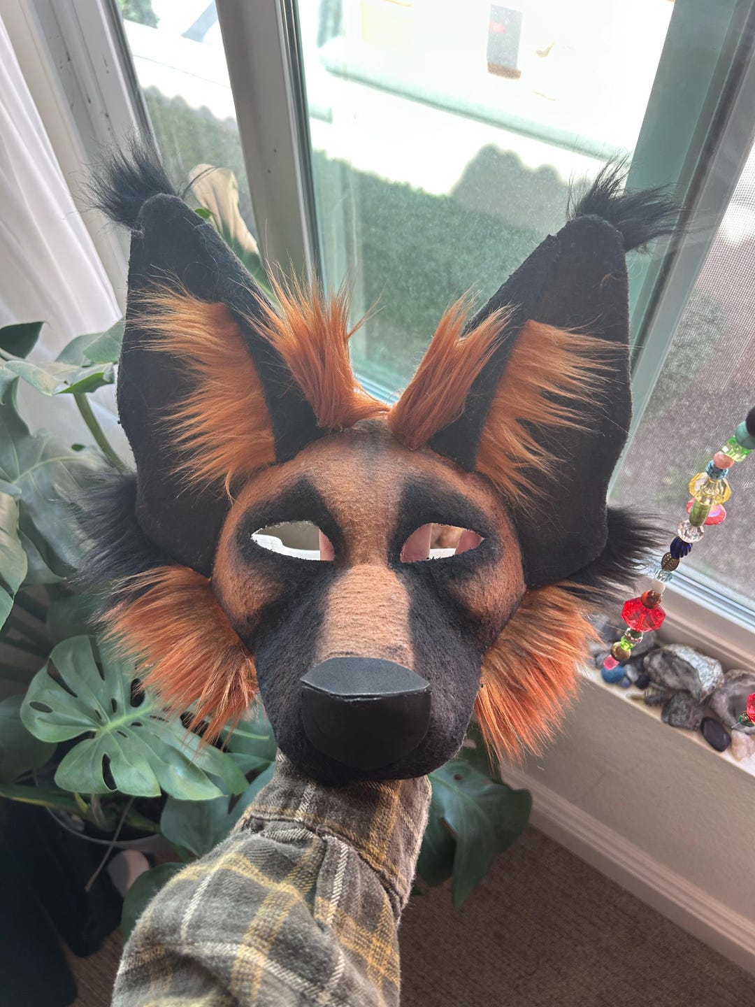 DO NOT BUY!! German Shepherd Therian Mask - Etsy