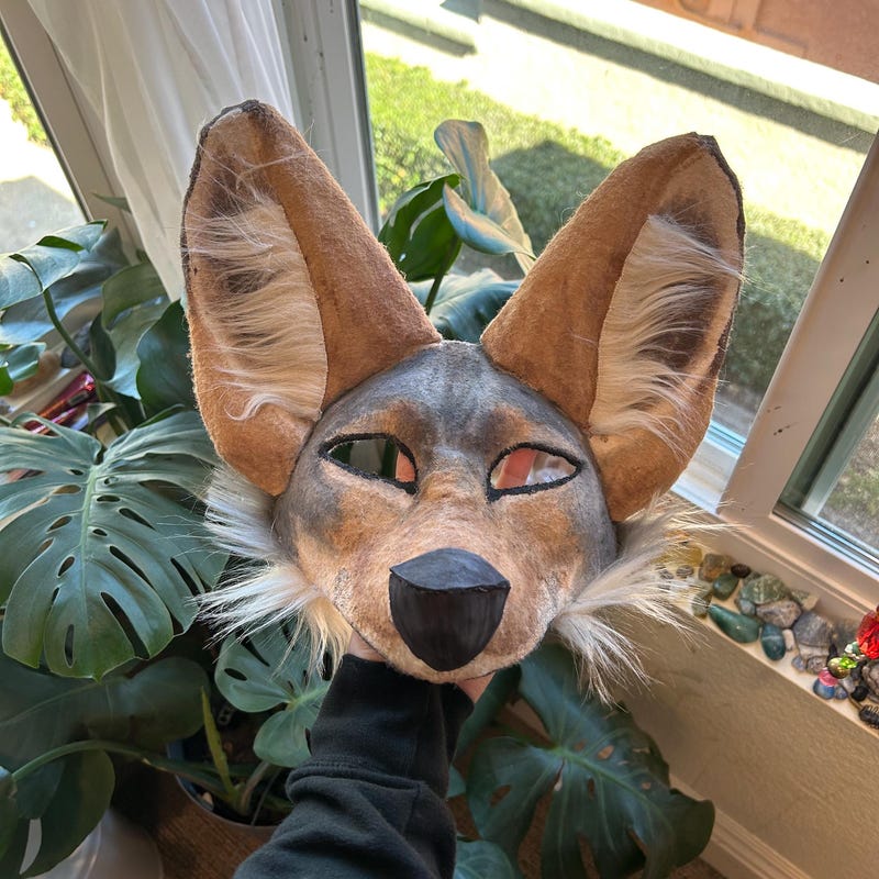 Coyote Mask - Etsy