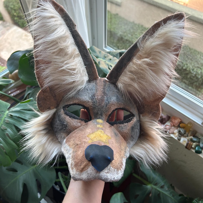 Coyote Mask - Etsy
