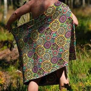 Pareodise Pareo for Men Mandala Pattern, Handmade, Gift for Him, Pareo ...