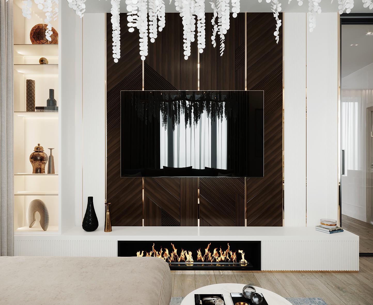 Home Interior Design. 3D Visualization of the Kitchen. Selection of ...