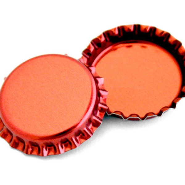 Red Bottle Caps - Etsy