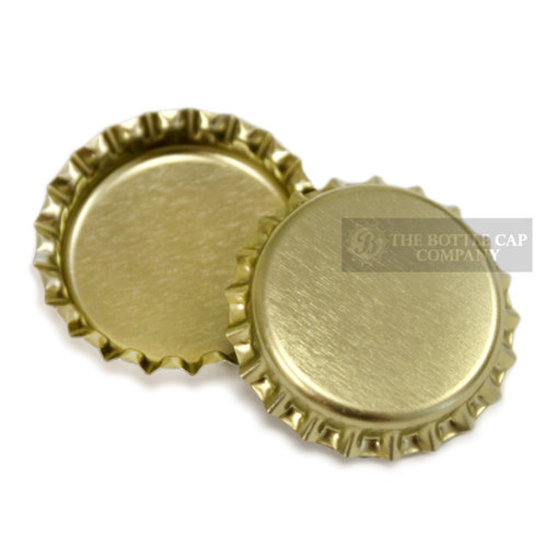 100 Gold Bottlecaps Bottle Cap Bottlecap Caps Silver Embellishment ...
