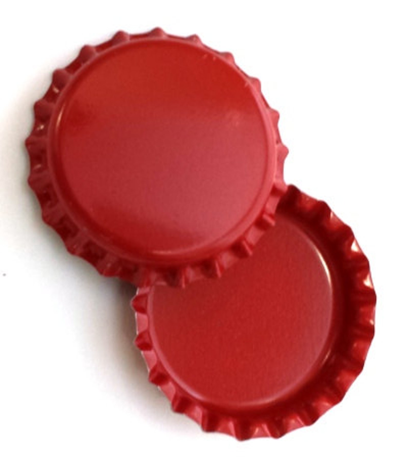 50 Two Sided Red Bottle Caps Jewelry New Linerless BRAND NEW - Etsy